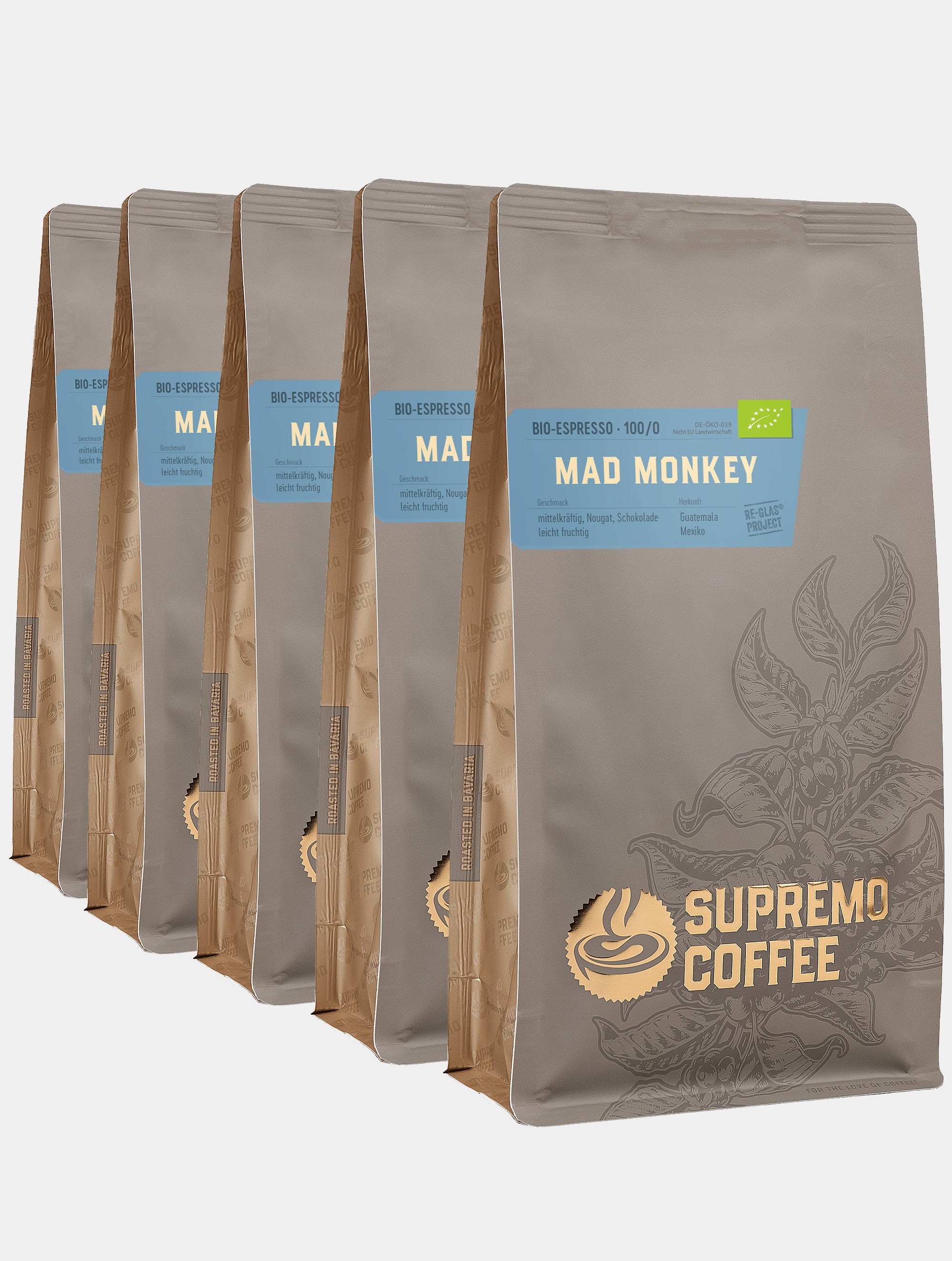 Mad Monkey im Vorteilsset – milder Bio-Espresso