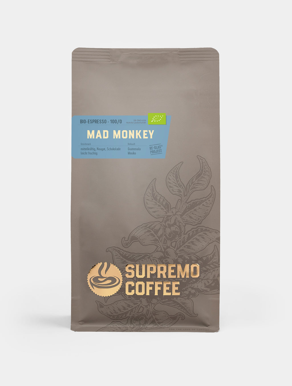 Mad Monkey – milder Bio-Espresso